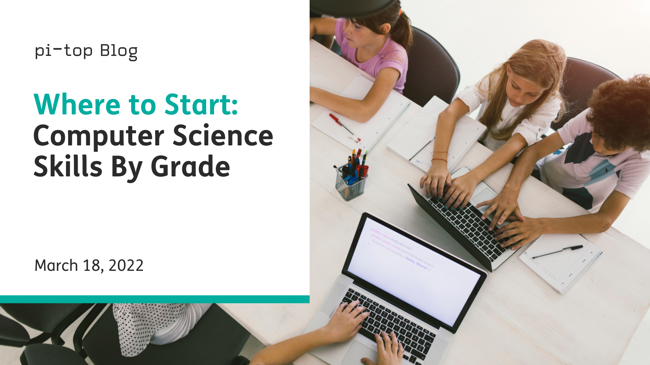 Where to Start: Computer Science Skills By Grade